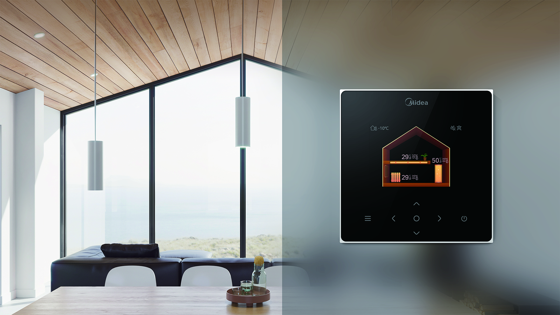 El controlador M+House de Midea para la gama de aerotermia, premio Red ...